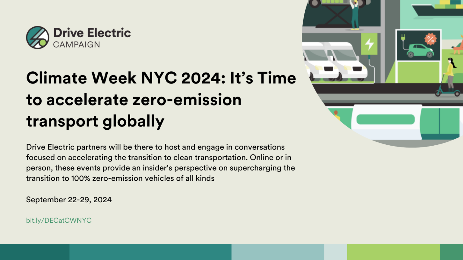 Events Round-up: zero-emission transportation at Climate Week NYC 2024 ...